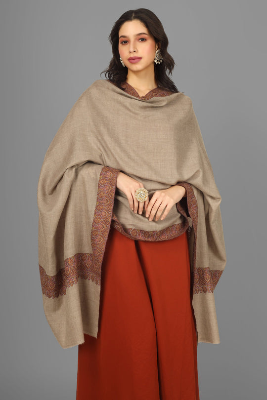 Get A Unique Range of Pashmina Shawl With Embroidery – Kepra